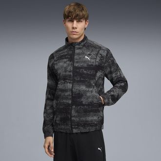 Puma Run Velocity Bedruckte Trainingsjacke Herren, Kleidung, Schwarz, XXL