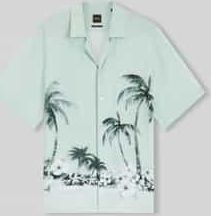 Boss Orange by Hugo Boss Regular Fit Freizeithemd aus Viskose Modell RAYER_M