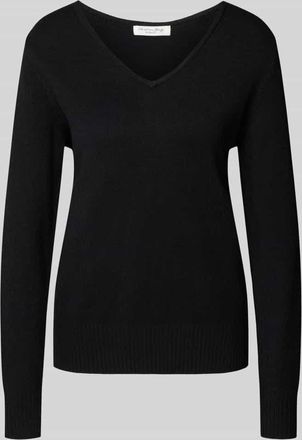 Christian Berg Regular Fit Longsleeve aus Viskose-Mix in Strick-Optik