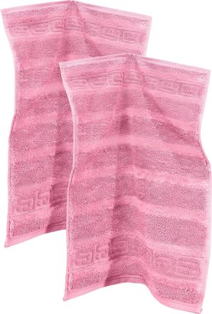 CawÖ Cawila Caw¶ Gästetuch 1001 Noblesse Walk Frottee rosa Größe 30x50 cm