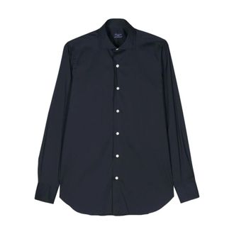 Finamore Herren, Shirts, Blau, MGröße