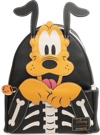 Loungefly Disney Pluto Skellington Mini sac &agrave; dos phosphorescent - Entertainment Earth Exclusive