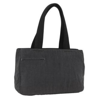 Prada Sac &agrave; main vintage en toile Pre-owned - Femme - Pre-owned - Gris - Taille: ONE Size