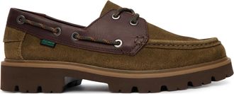 Clarks Slipper Clarks Cleyhill Boat 26186180 Gr&uuml;n