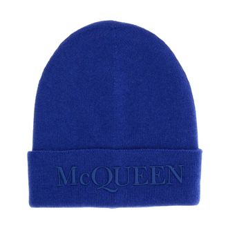 Alexander McQueen Beanies - - Accessories - Herren - Blau - M