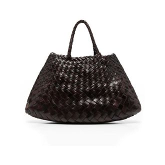 Dragon Diffusion Femme, Sacs, Brun, Taille: ONE Size Sac Fourre-Tout Tress&eacute; Marron