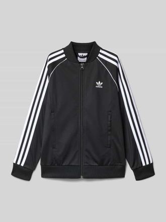 adidas Originals Regular Fit Sweatjacke mit Logo-Stitching Modell Track
