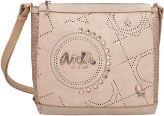Anekke Sac à bandoulière pour femme - Bandoulière en similicuir pour femme avec sangle réglable et fermetures à glissière - 3 compartiments - Accessoires et 