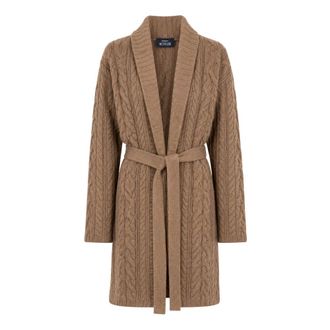 Max Mara Quebec Cardigan - Femme - Pulls - Brun - Taille: 40 FR