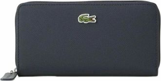 Lacoste Portefeuille zipp&eacute; - Femme - Accessoires - Bleu - Taille: ONE Size