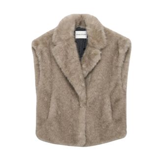 Stand Studio Stand Studio - Kinley Vest - Femme - Vestes - Beige - Taille: 38 FR