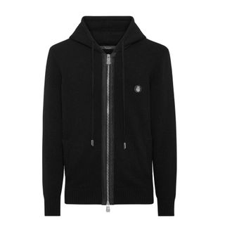 Billionaire Boys Club Wool Knit Hoodie - - Sweatshirts & Hoodies - Herren - Schwarzk - 2XL