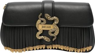 Just Cavalli Iconic Snakes Schultertasche - - Bags - Damen - Schwarzk - ONE SIZE