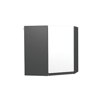 Vicco el&eacute;ment Haut de Cuisine R-Line, Blanc/Anthracite, 57 cm J-Shape