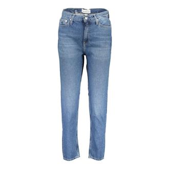 Calvin Klein High-Waisted Washed-out Baumwolljeans - - Jeans - Damen - Blau - W25