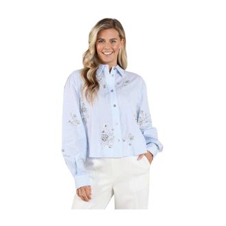 Nukus Nukus, Damen, Blusen & Hemden, Blau, XLGr&ouml;&szlig;e
