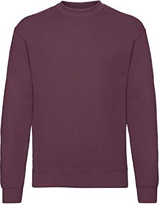 Fruit Of The Loom Sweat classique pour homme, Rouge - Bordeaux, XL