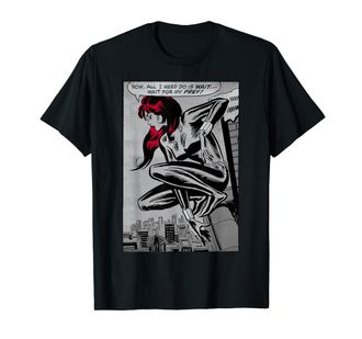 MARVEL Black Widow Classic Retro Panel Art Graphic T-Shirt