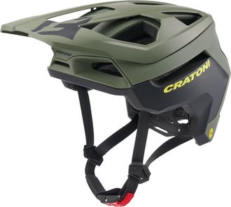 Cratoni MadFlex MIPS RECCO - Fahrradhelm - Olive matt - 58-61 cm - Jugendliche Erwachsene - MTB BMX City Cross