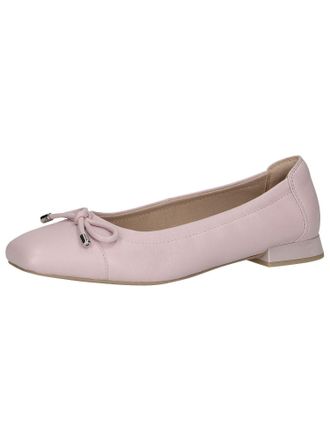 Caprice Damen Ballerinas aus Leder mit Blockabsatz, Rosa (Lt.Purple Perl), 38 EU