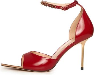 Cesare Gaspari Femme, Chaussures, Rouge, Taille: 38 EU Stiletto High Heeled Sandales Malena