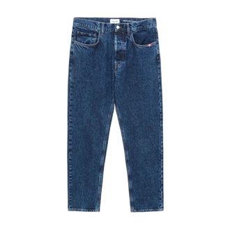 Amish Helle Stein Denim Straight Fit Jeans - - Jeans - Herren - Blau - W35