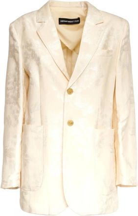 Department Five Department Five, Femme, Vestes, Blanc, Taille: 38 FR Blazer Crois&eacute;