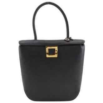 Delvaux Pre-owned Leder Handtasche - - Pre-owned - Damen - Schwarzk - ONE SIZE