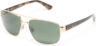 Ray-Ban Homme, Accessoires, Jaune, Taille: 60 MM Lunettes de soleil rectangulaires