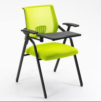 Generic Ergonomischer B&uuml;rostuhl mit klappbarem Schreibtisch, Netzgewebe-Computerstuhl f&uuml;r Erwachsene, Lendenwirbelst&uuml;tze, Tablet-Armlehne f&uuml;r Rechtsh&auml;nder und