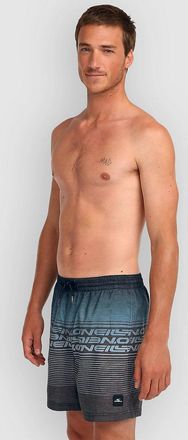O'Neill Logo Stripe 16 Boardshorts black out hrtge onl strp