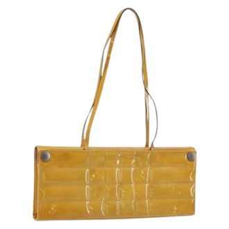 Chanel Pre-owned Schultertasche aus beschichtetem Canvas - - Pre-owned - Damen - Gelb - ONE SIZE