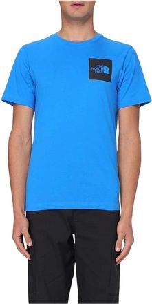 The North Face Homme, Tops, Bleu, Taille: XL Easy Box Logo Tee