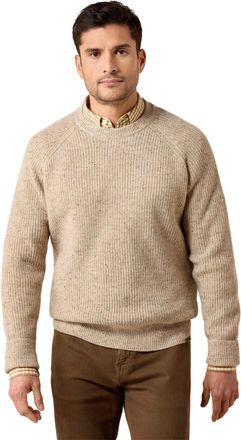 Ariat Mens Heddon Sweater Long Sleeve in Oatmeal Heather, Size 2X-Large, by Ariat