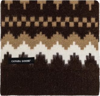 Canada Goose Fair Isle Schal - - Accessories - unisex - Braun - ONE SIZE