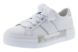 Rieker Fr&uuml;hjahr/Sommer, Damen Sneaker, Wei&szlig; (Weiss/Fog-Silver/ 81 81), 35 EU (2.5 UK)