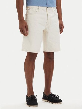 Tommy Hilfiger Jeansshorts Dover Washed MW0MW42556 Creme Regular Fit