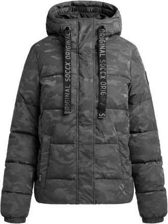 soccx Winterjacke mit Rei&szlig;verschluss an den Einschubtaschen