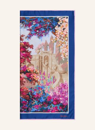 Max Mara Tuch Pappa Aus Seide blau