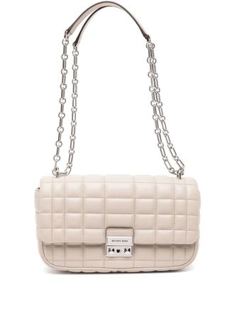 Michael Kors grand sac porté épaule Tribeca - Tons neutres