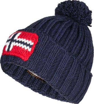 Napapijri Herren Mütze blau Mikrofaser