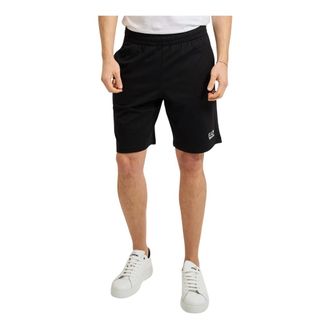 Emporio Armani Homme, Shorts, Noir, Taille: S Core Identity Cotton Bermuda Shorts