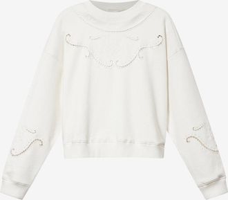 Isabel Marant Sweatshirt Vella - Femme - &Eacute;cru - Taille34 - Marant &Eacute;toile