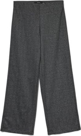 Vero Moda Femme Wide Print Vmberlin My MW Pantalon Large Imprim&eacute; Noos, Noir, M / 30L EU