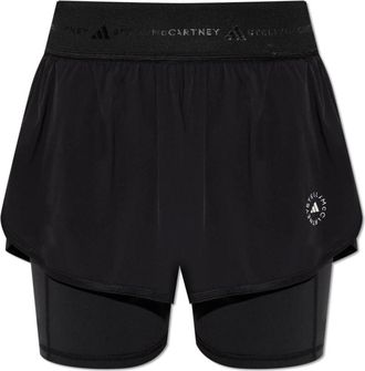 adidas by Stella McCartney Femme, Sport, Noir, Taille: 42 FR Training 2-In-1 Short