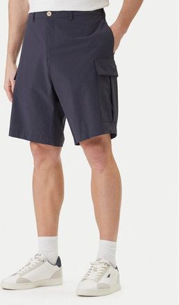 Aeronautica Aeronautica Militare Stoffshorts 261BE0277UCT04291 Dunkelblau Regular Fit