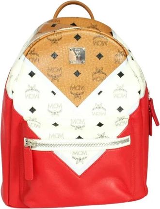 MCM Sac &agrave; dos trois couleurs doccasion - Homme - Pre-owned - Multicolore - Taille: ONE Size