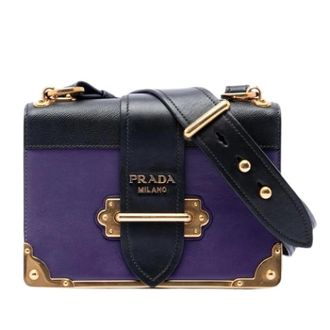 Prada Pre-owned Cahier Sac Bandouli&egrave;re - Femme - Pre-owned - Violet - Taille: ONE Size