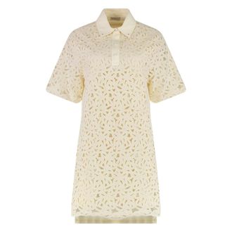 Moncler Cotton Mini Dress - - Dresses - Damen - Beige - XS
