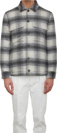 PESERICO Homme, Chemises, Gris, Taille: XL Giacca Camicia